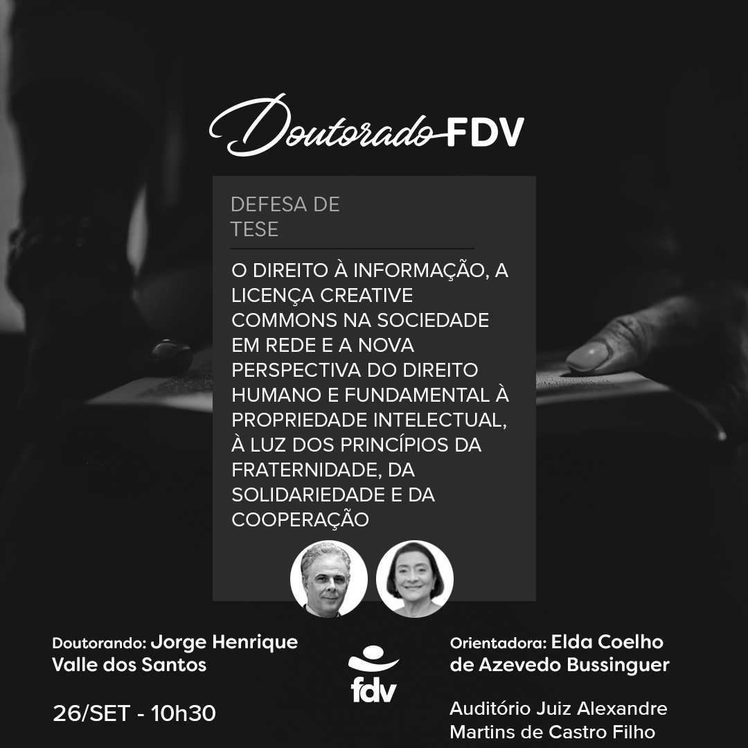 Aberta temporada de bancas de defesa do PPGD em 2022/2 - FDV ...